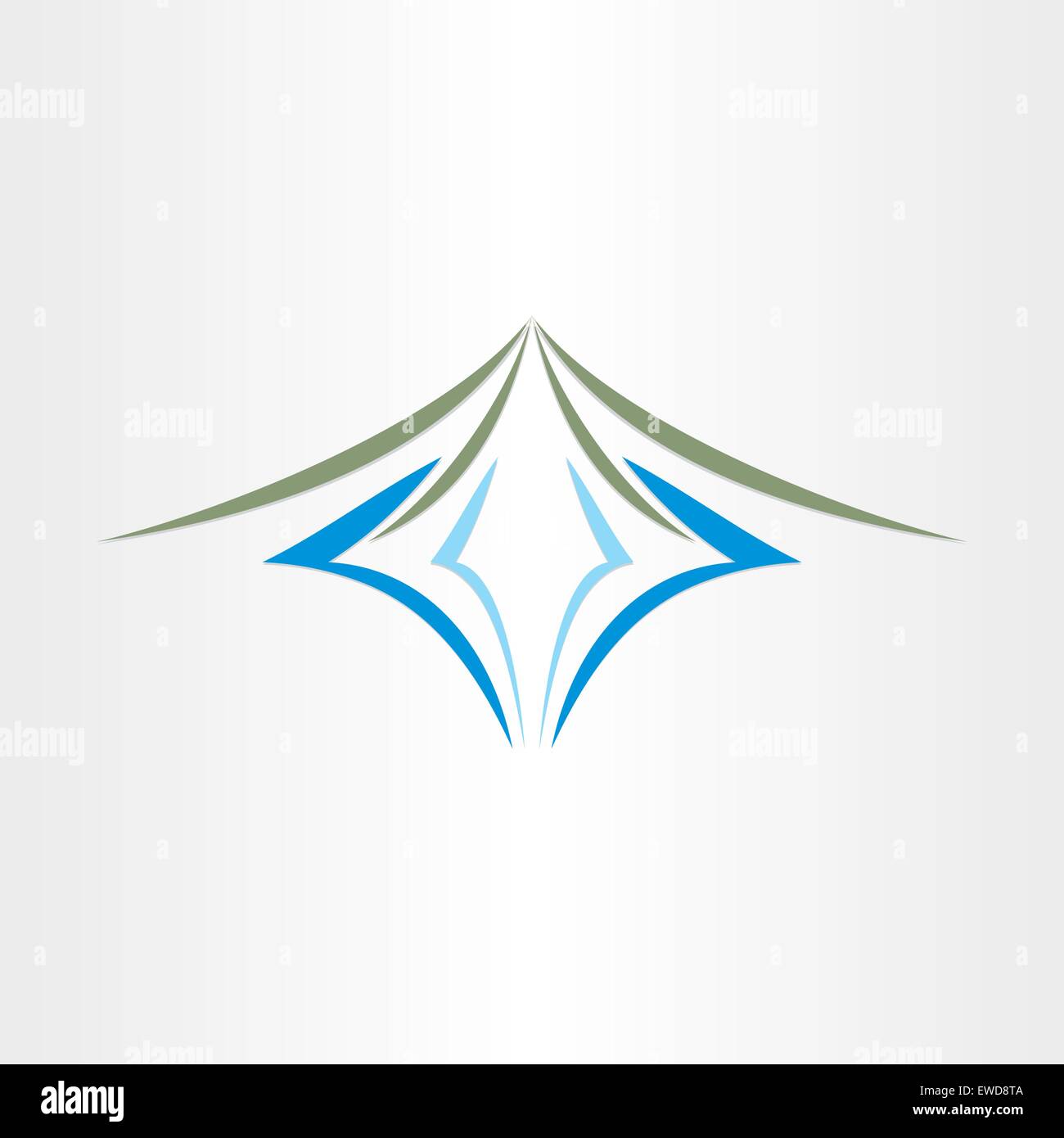 Montagna stilizzata Immagini Vettoriali Stock - Alamy