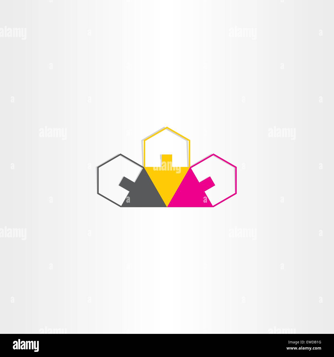 Simbolo del quartiere Immagini Vettoriali Stock - Alamy