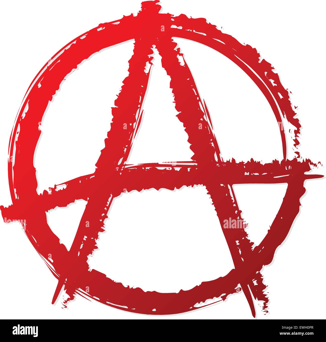 Anarchia simbolo o segno. L'anarchia, punk, anarchismo, anarchico ...