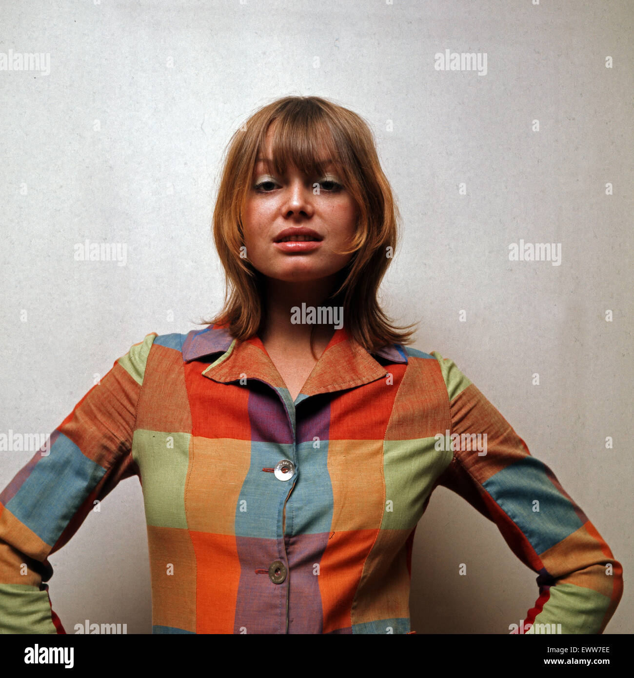 Deutsche Schauspielerin und Fotomodell Andrea Rau, Deutschland 1970er ...