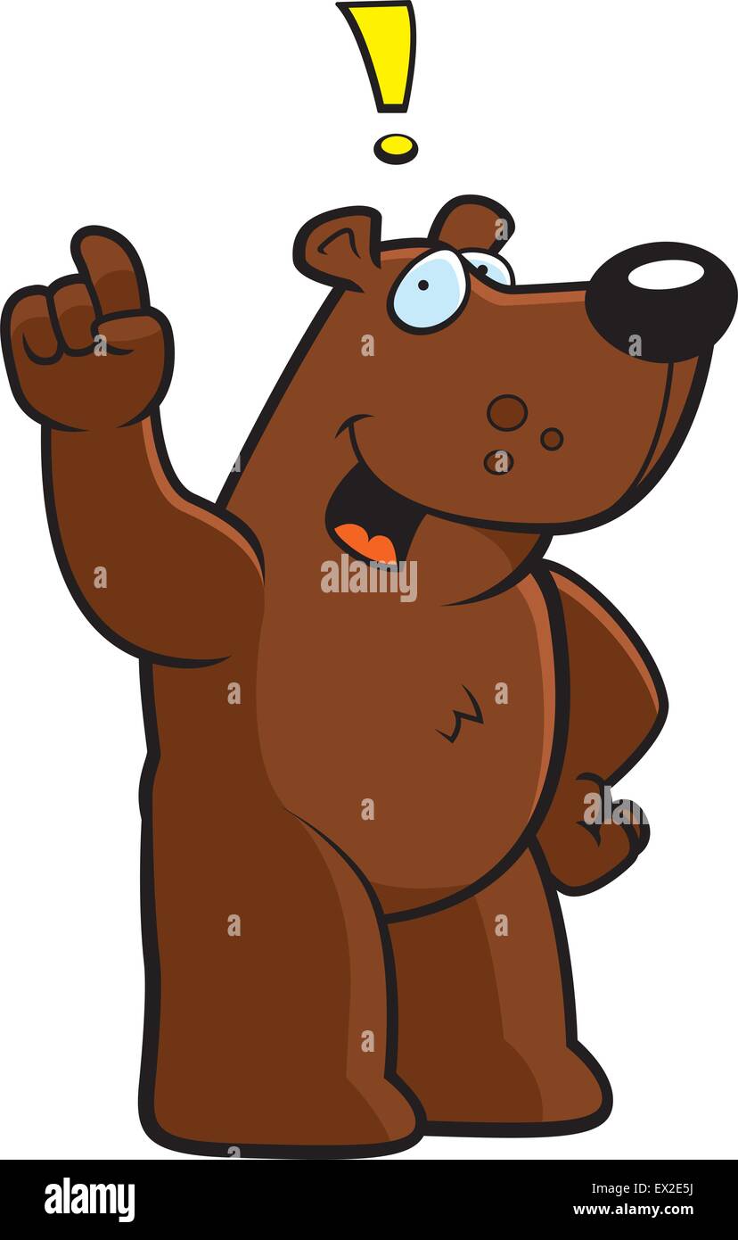 Cartoon illustration grizzly bear Immagini Vettoriali Stock - Alamy