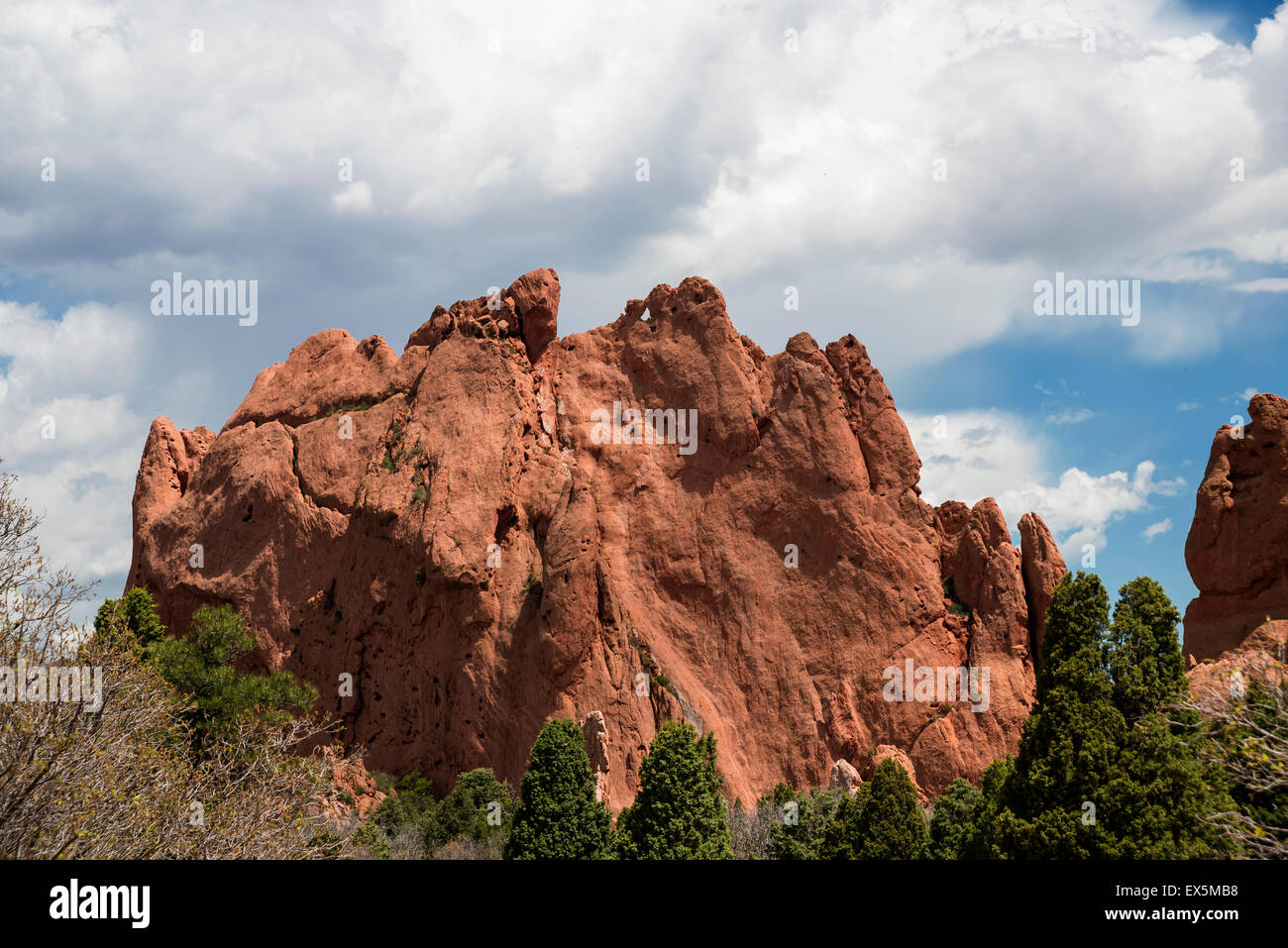 Montagna Rossa, Giardino degli dèi, Colorado Springs, Colorado, Stati ...