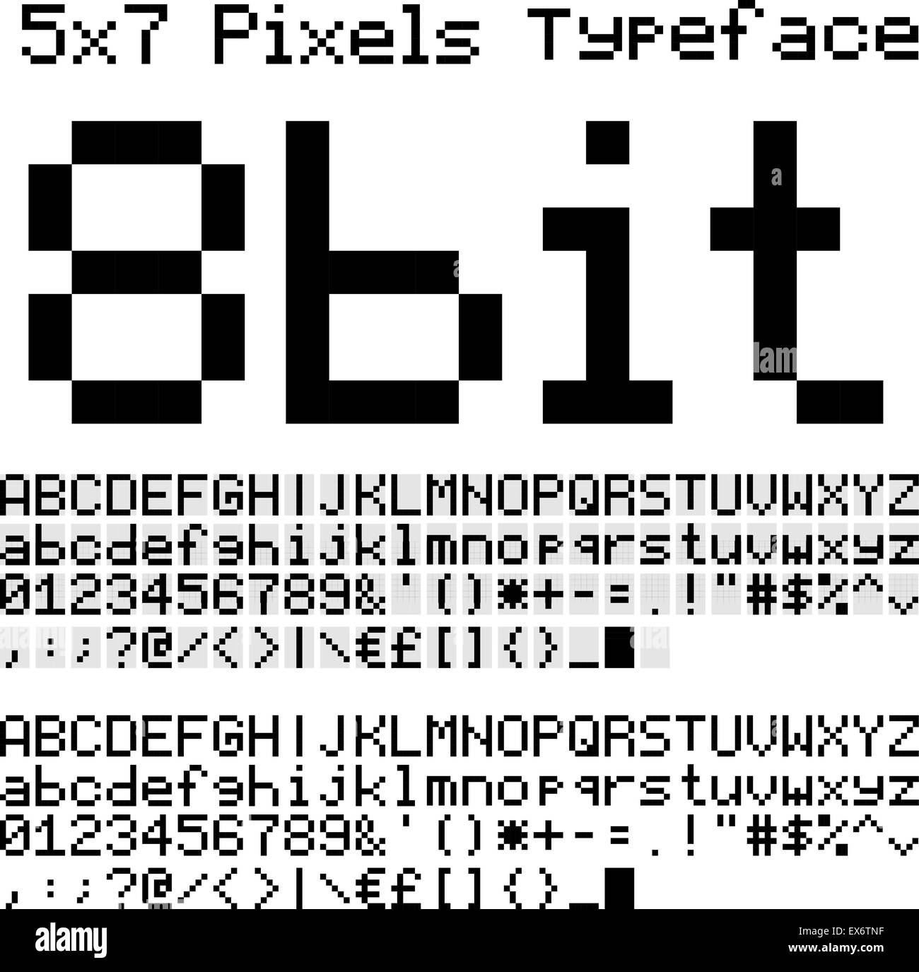 Alfabeto msx immagini e fotografie stock ad alta risoluzione - Alamy