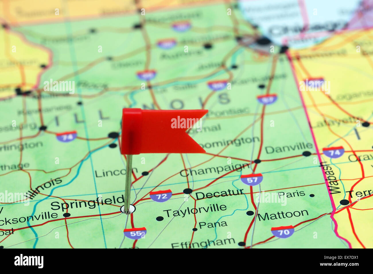 Mappa di springfield immagini e fotografie stock ad alta risoluzione ...