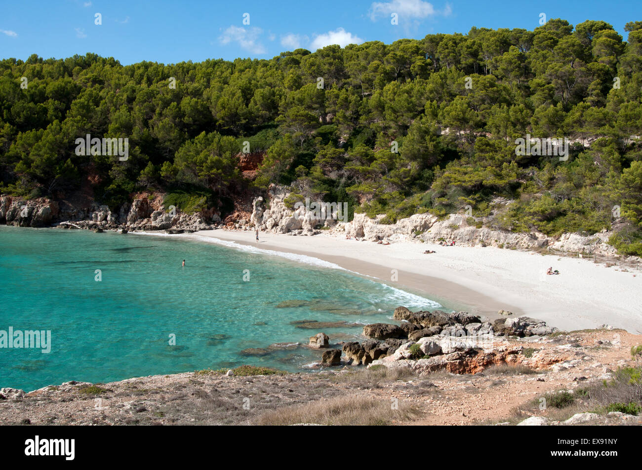 Spiagge di sabbia bianca di minorca immagini e fotografie stock ad alta ...