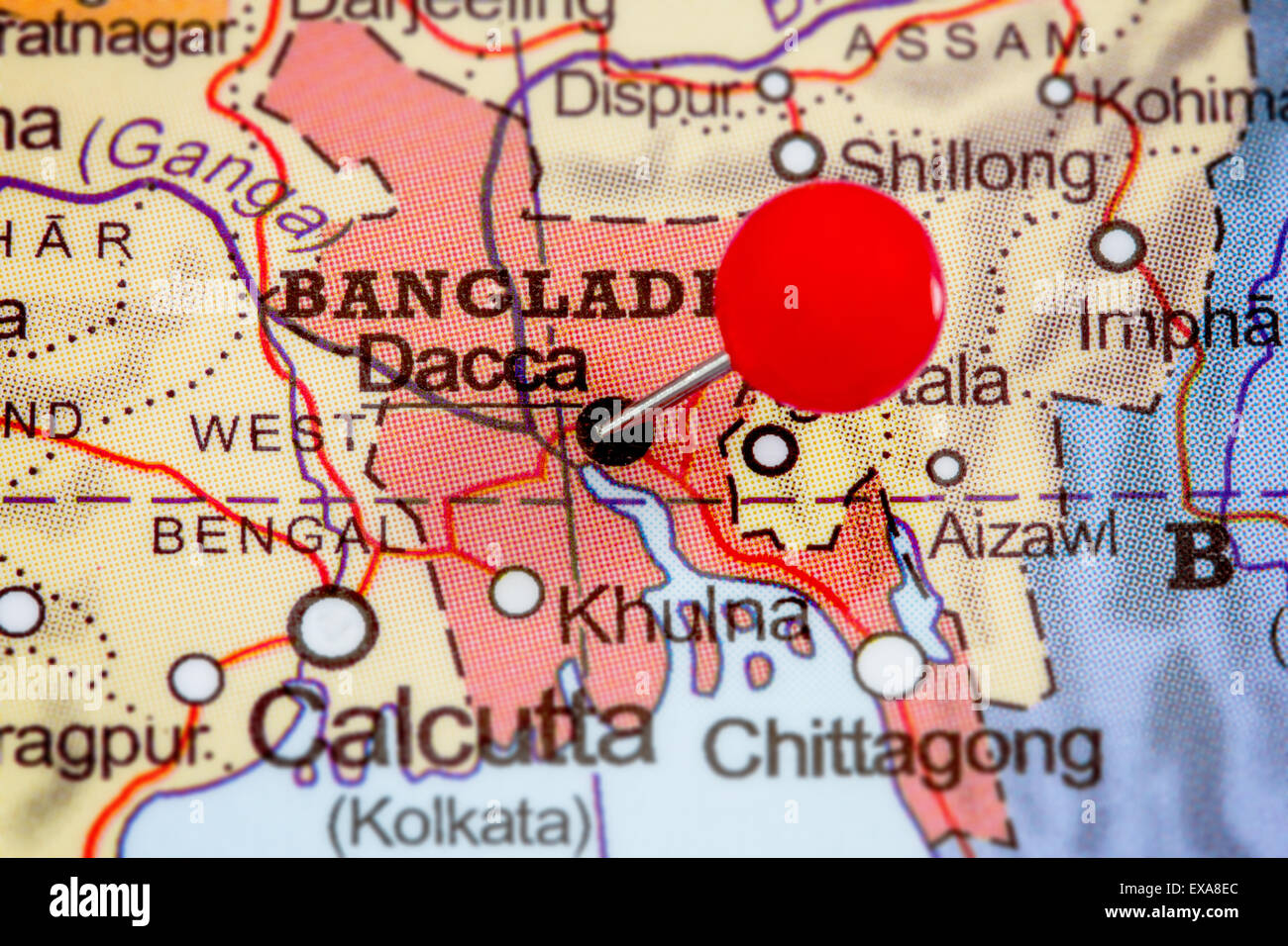 Mappa di dacca immagini e fotografie stock ad alta risoluzione - Alamy