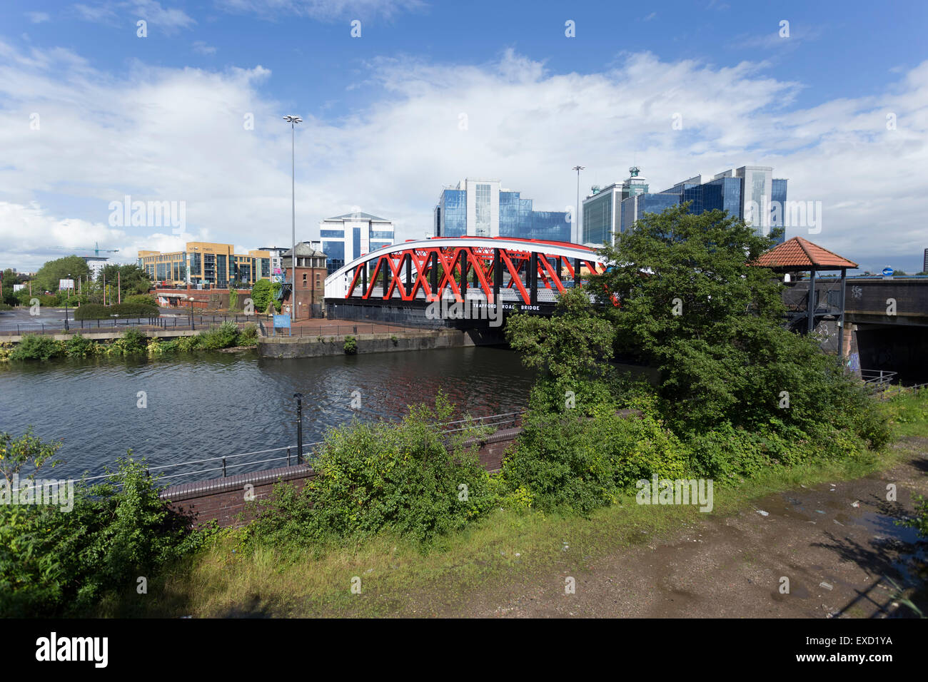 Old trafford und salford quays immagini e fotografie stock ad alta ...
