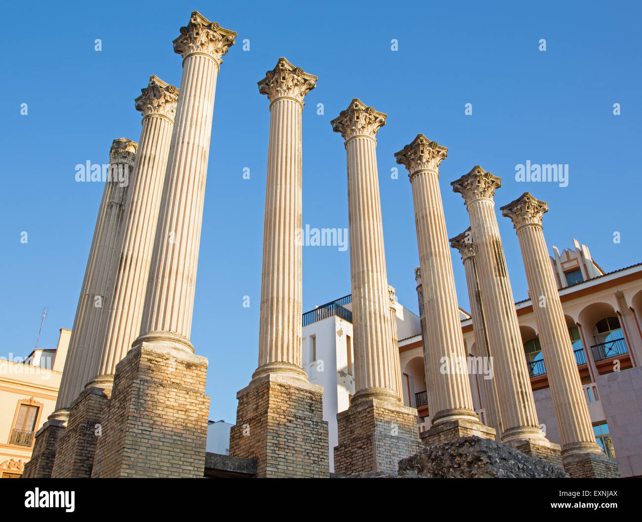 Colonne del tempio romano immagini e fotografie stock ad alta ...