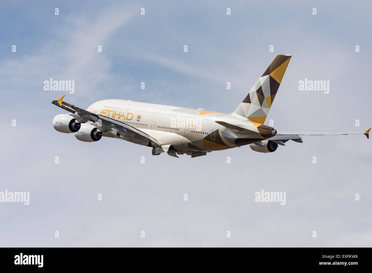 Aereo aereo di linea etihad a380 immagini e fotografie stock ad alta ...