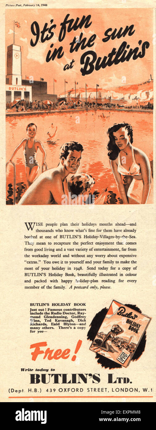 Butlins holidays immagini e fotografie stock ad alta risoluzione - Alamy