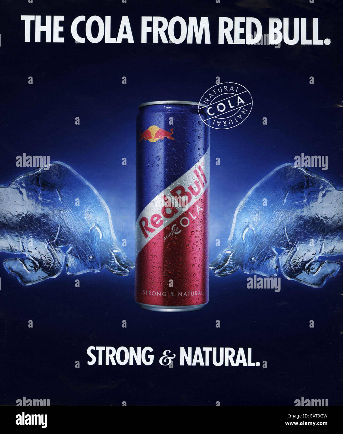 2000S UK Red Bull Magazine annuncio pubblicitario Foto stock - Alamy