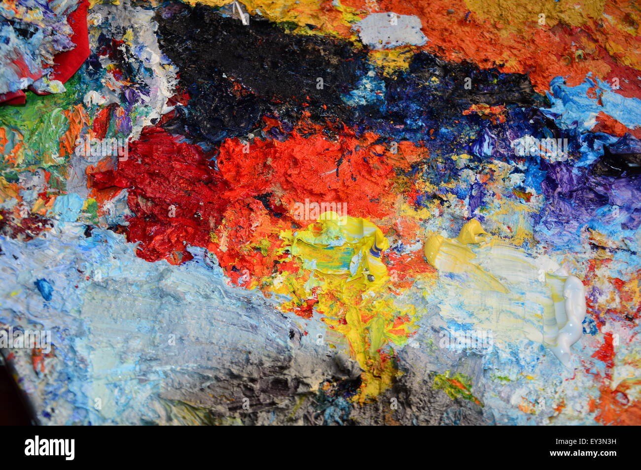 Tavolozza dei colori dei pittori immagini e fotografie stock ad alta ...