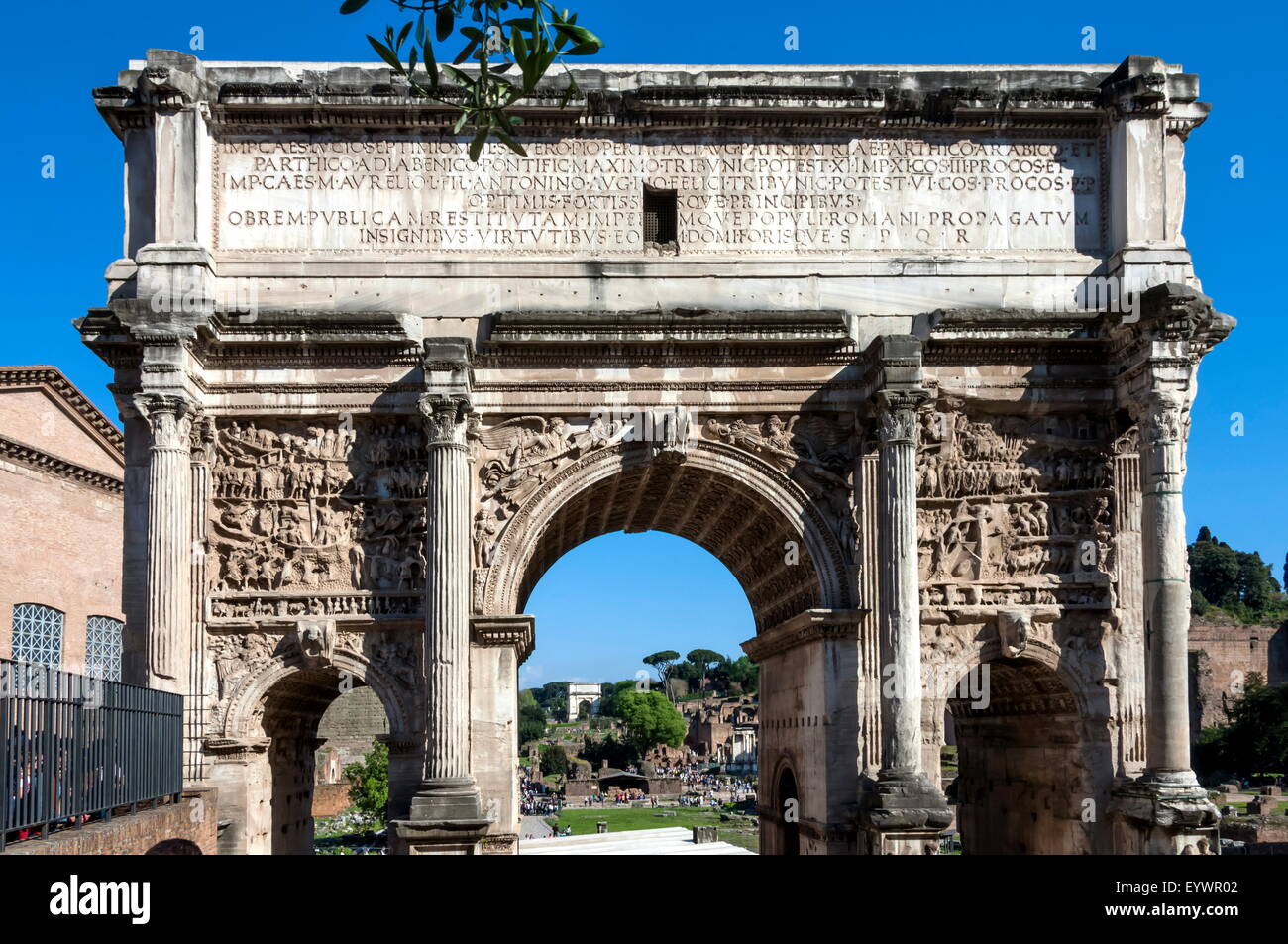 Arco di Settimio Severo, antico Foro Romano, Sito Patrimonio Mondiale ...