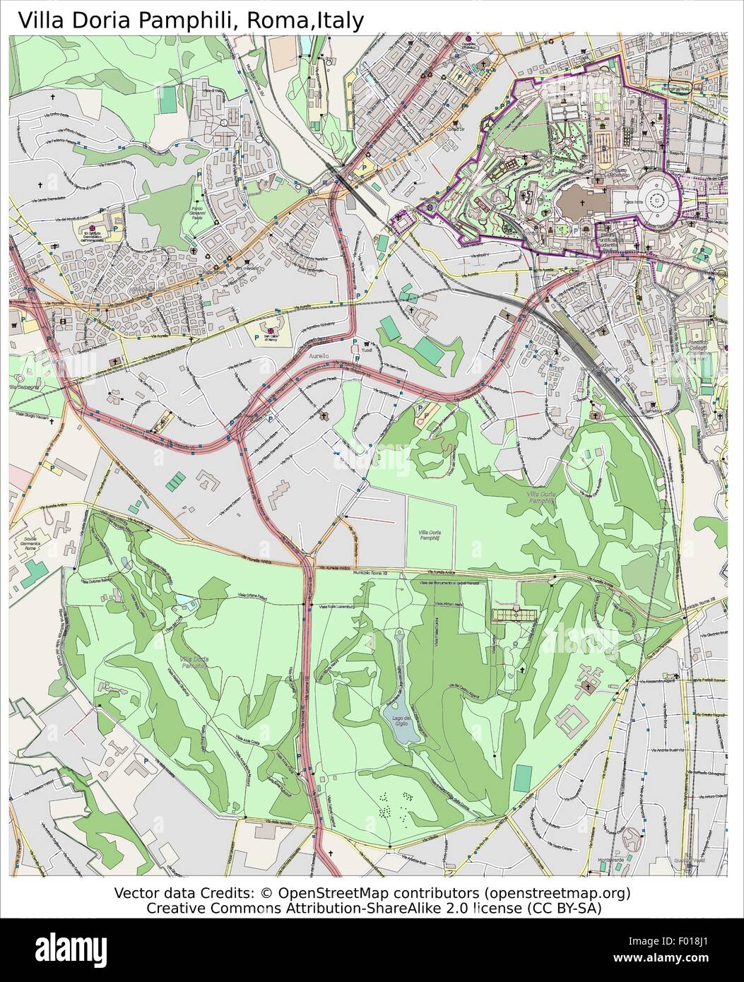 Mappa della villa Immagini Vettoriali Stock - Alamy