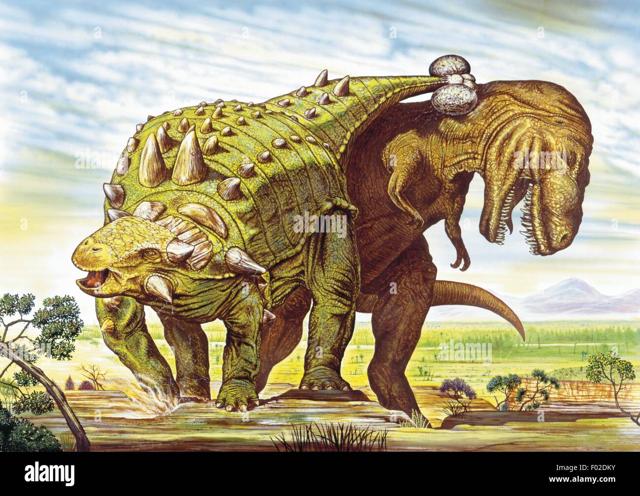 Zoopaleontologia - del periodo Cretaceo - i dinosauri - Euoplocephalus ...