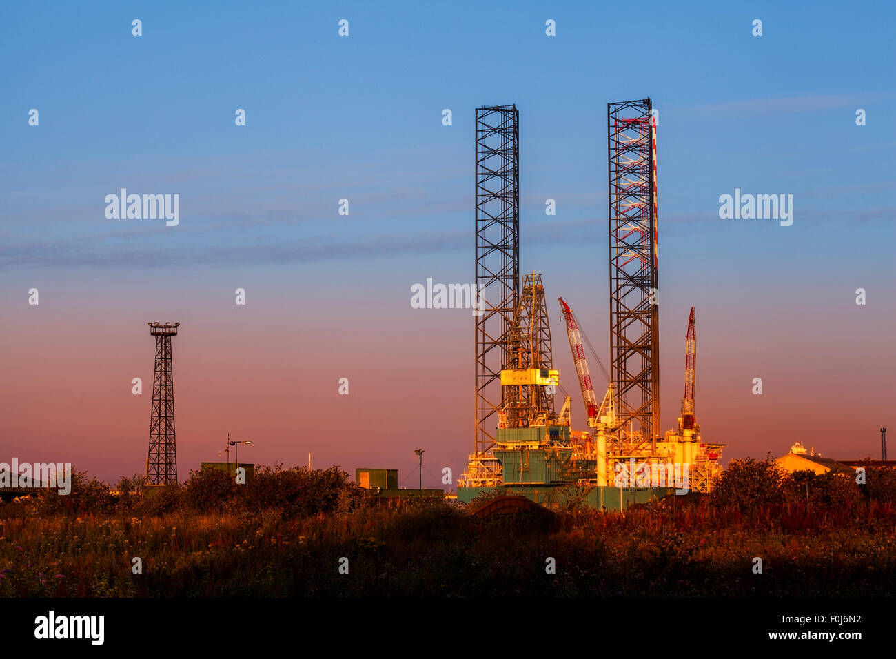 Rowan stavanger jack up rig immagini e fotografie stock ad alta ...