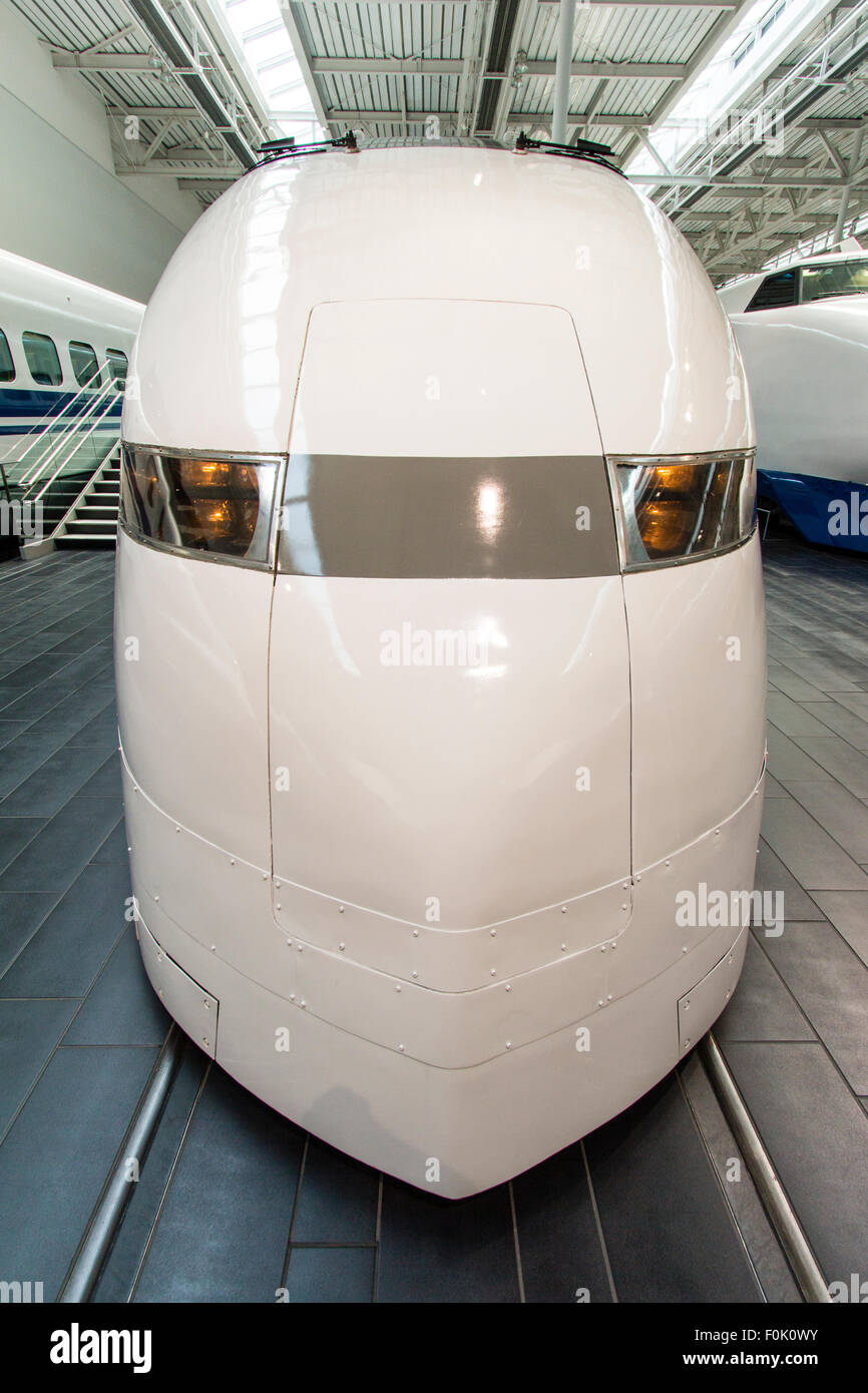 Giappone, Nagoya, ferroviaria parco. Museo di Shinkansen. Serie 300 ...
