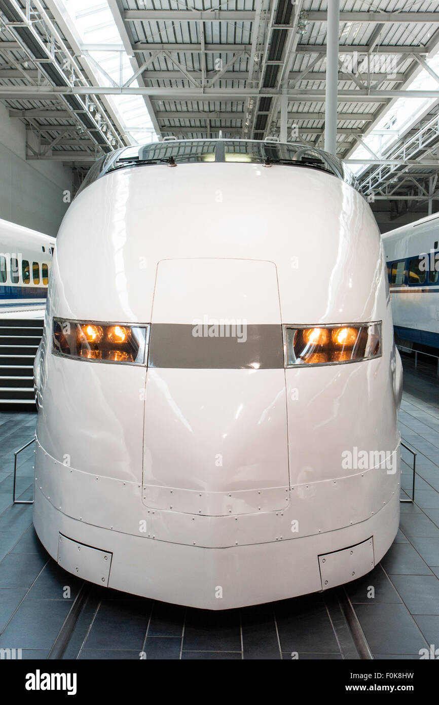 Giappone, Nagoya, ferroviaria parco. Museo di Shinkansen. Serie 300 ...