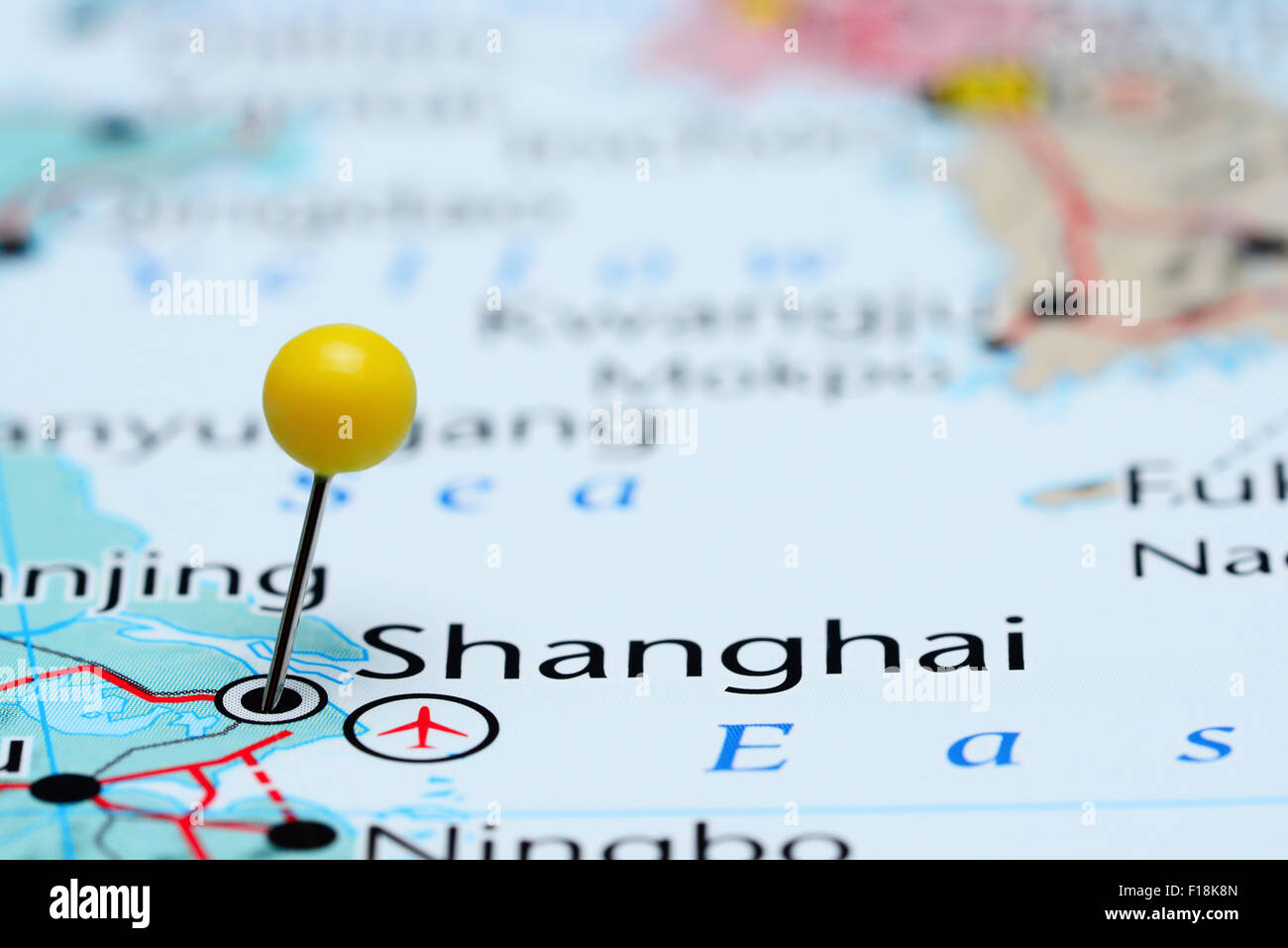 Asia mappa di shanghai immagini e fotografie stock ad alta risoluzione ...