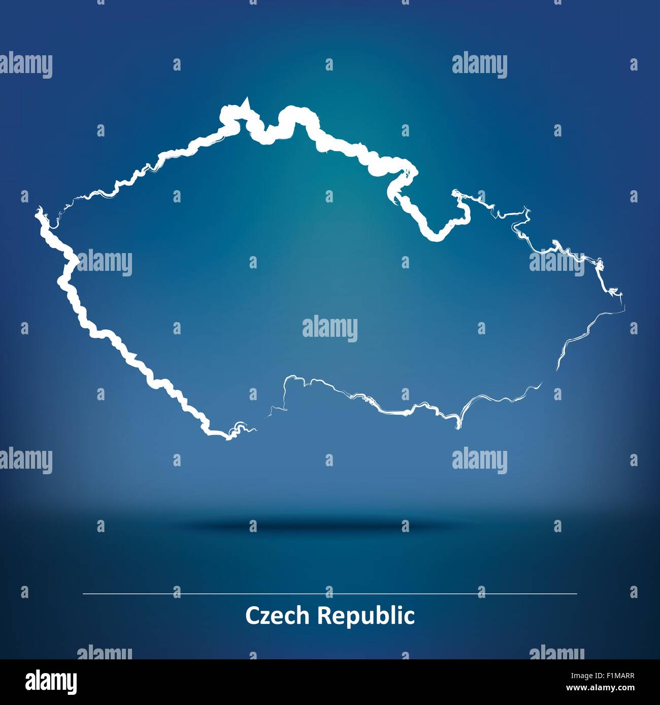 Perno della mappa della repubblica ceca Immagini Vettoriali Stock - Alamy