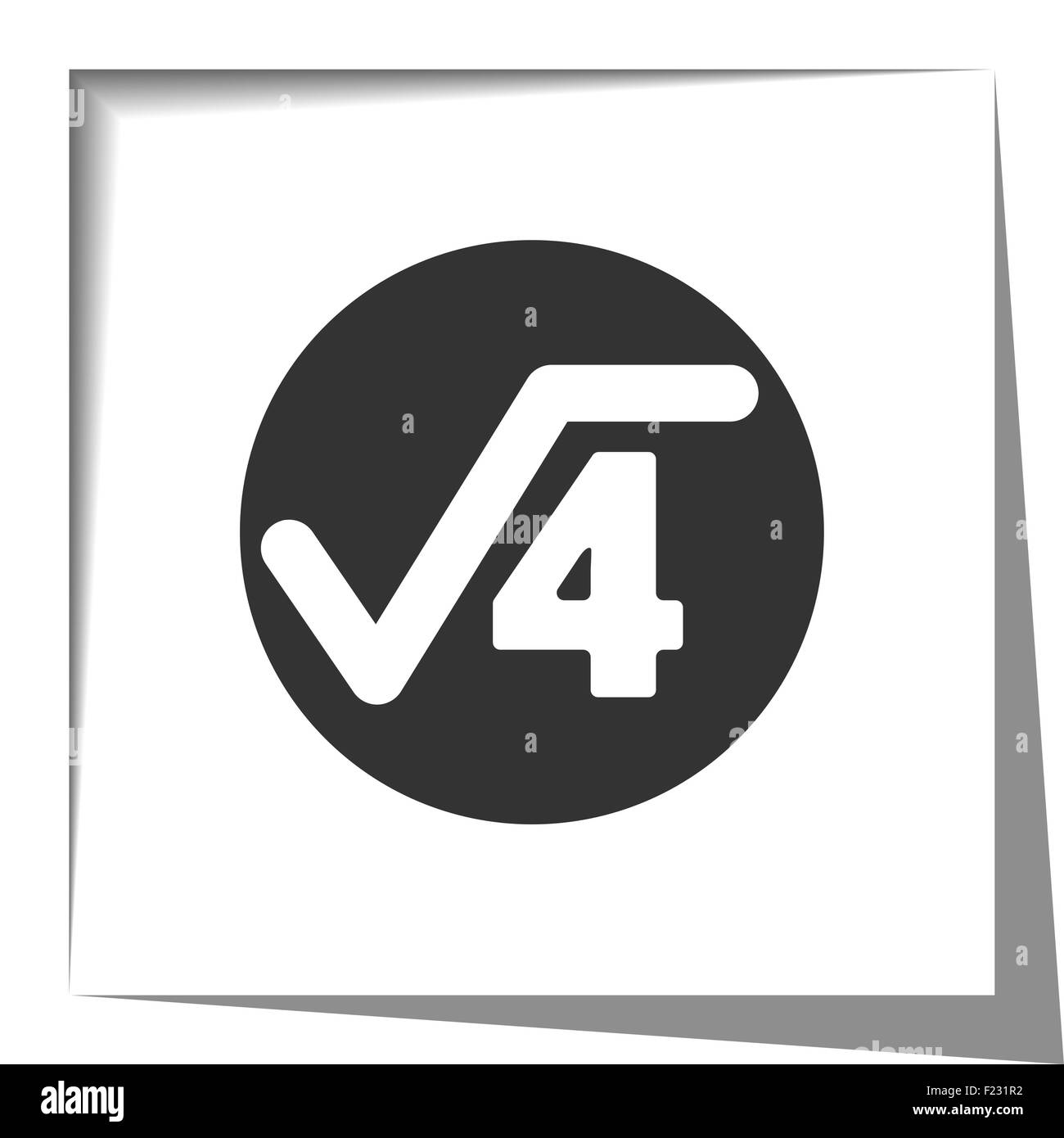 Simbolo radice quadrata Immagini Vettoriali Stock - Alamy