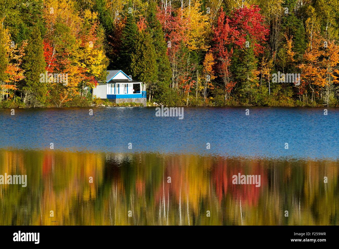 Canada, Provincia di Quebec, Charlevoix, Manicouagan, laghi Parkway ...