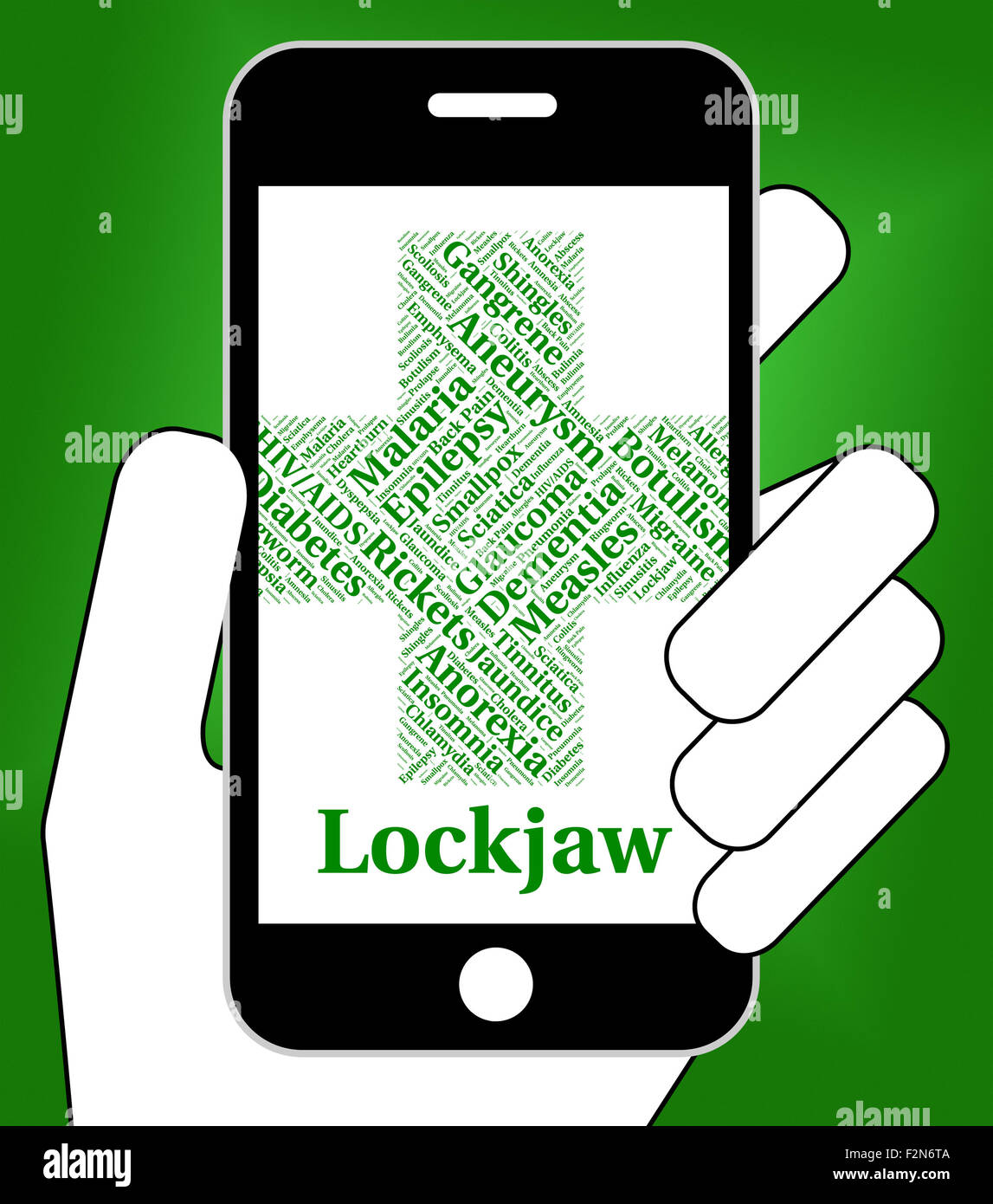 Trisma malattia che mostra le cattive condizioni di salute e di ...