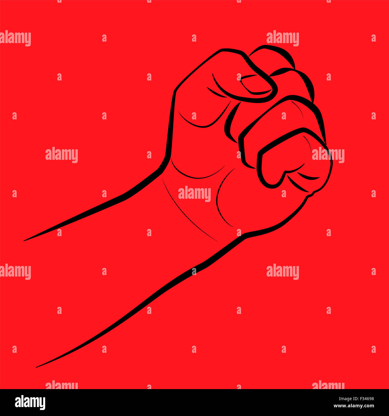 Disegno del pugno immagini e fotografie stock ad alta risoluzione - Alamy