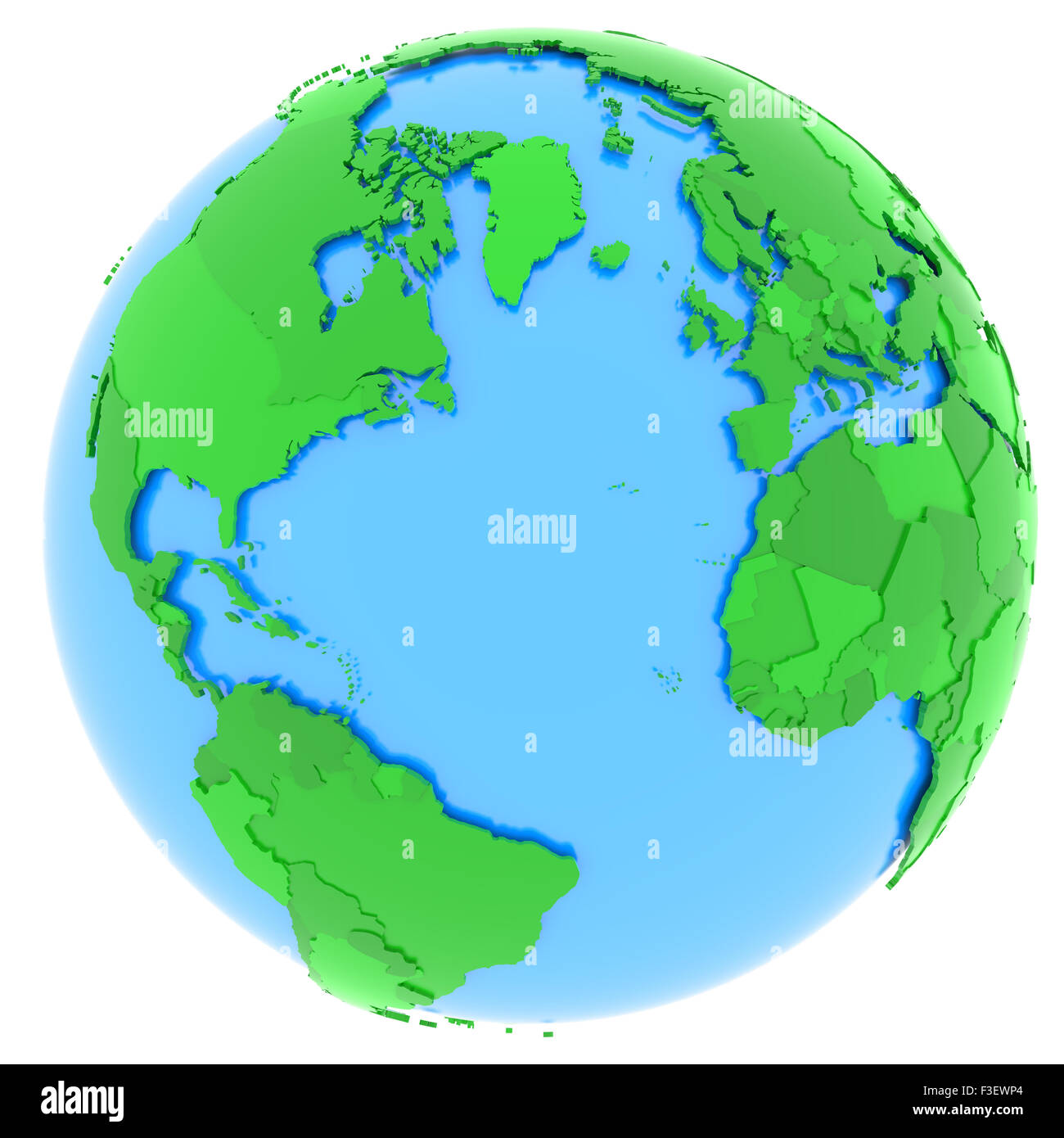 Mappa dell'emisfero occidentale Immagini senza sfondo e Foto Stock ...