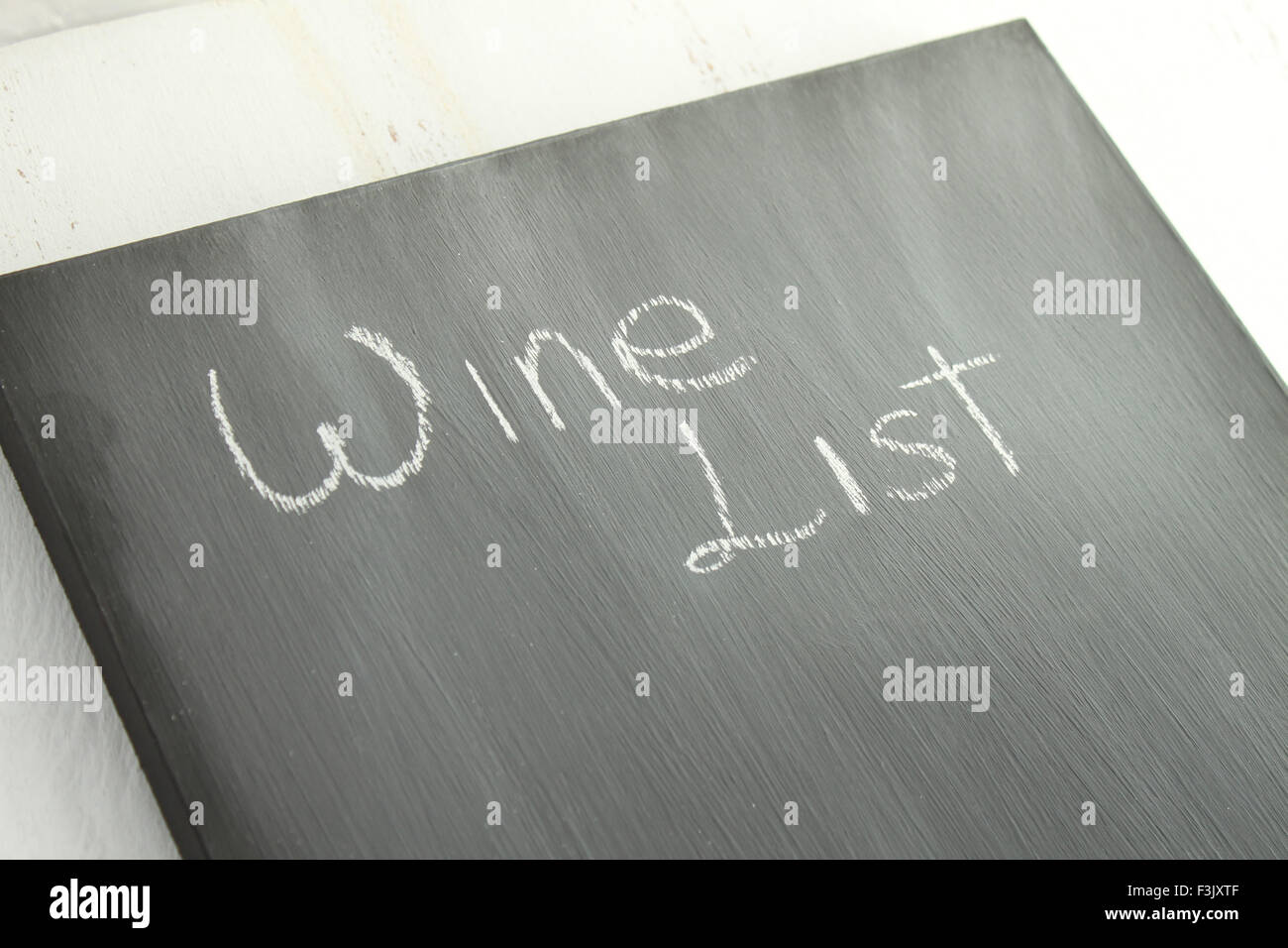 Lista dei vini immagini e fotografie stock ad alta risoluzione - Alamy