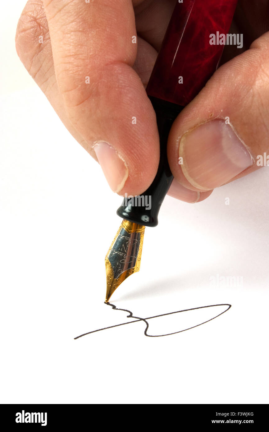 Sfondo firmato immagini e fotografie stock ad alta risoluzione - Alamy