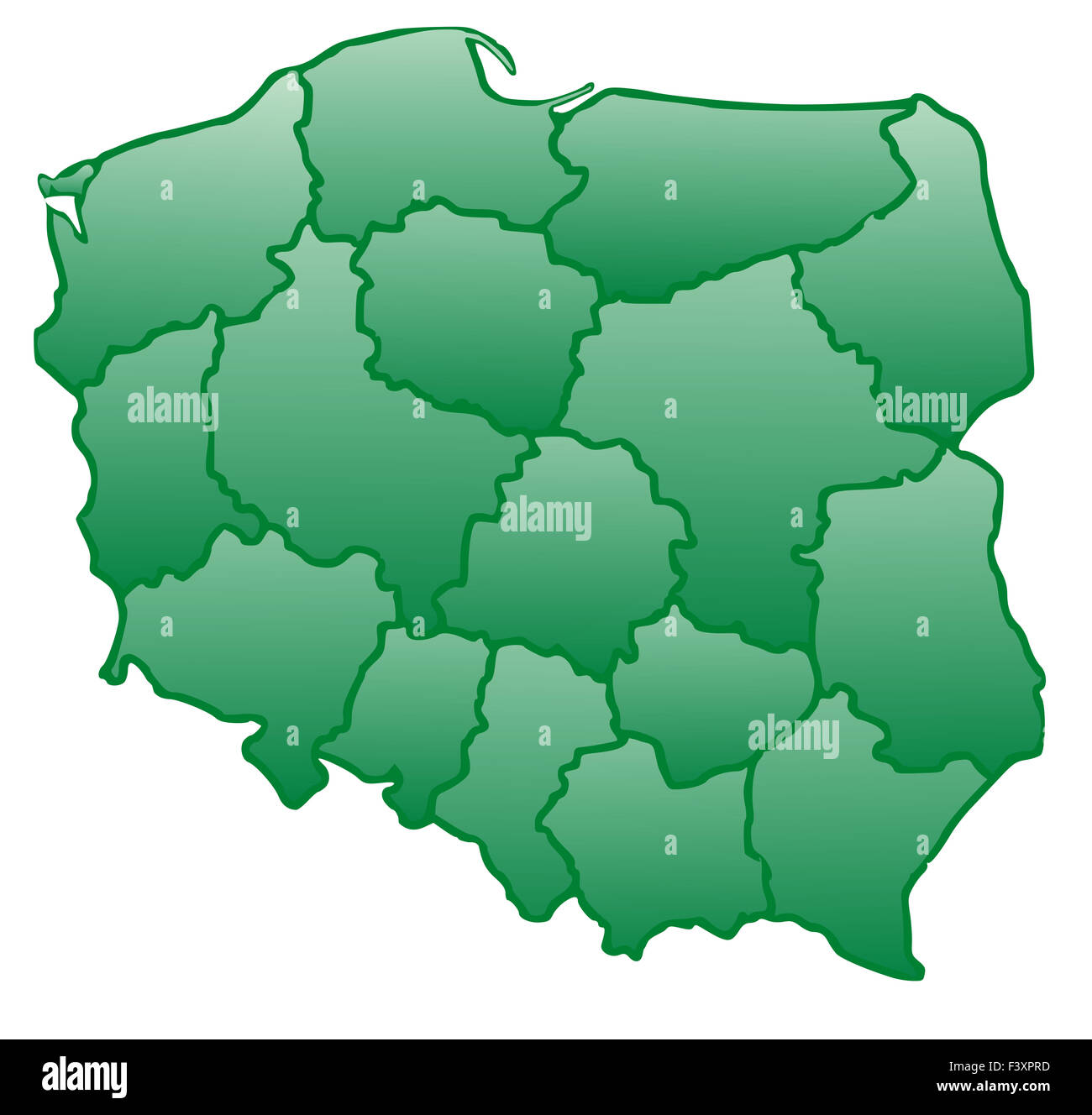 Mappa della polonia immagini e fotografie stock ad alta risoluzione - Alamy