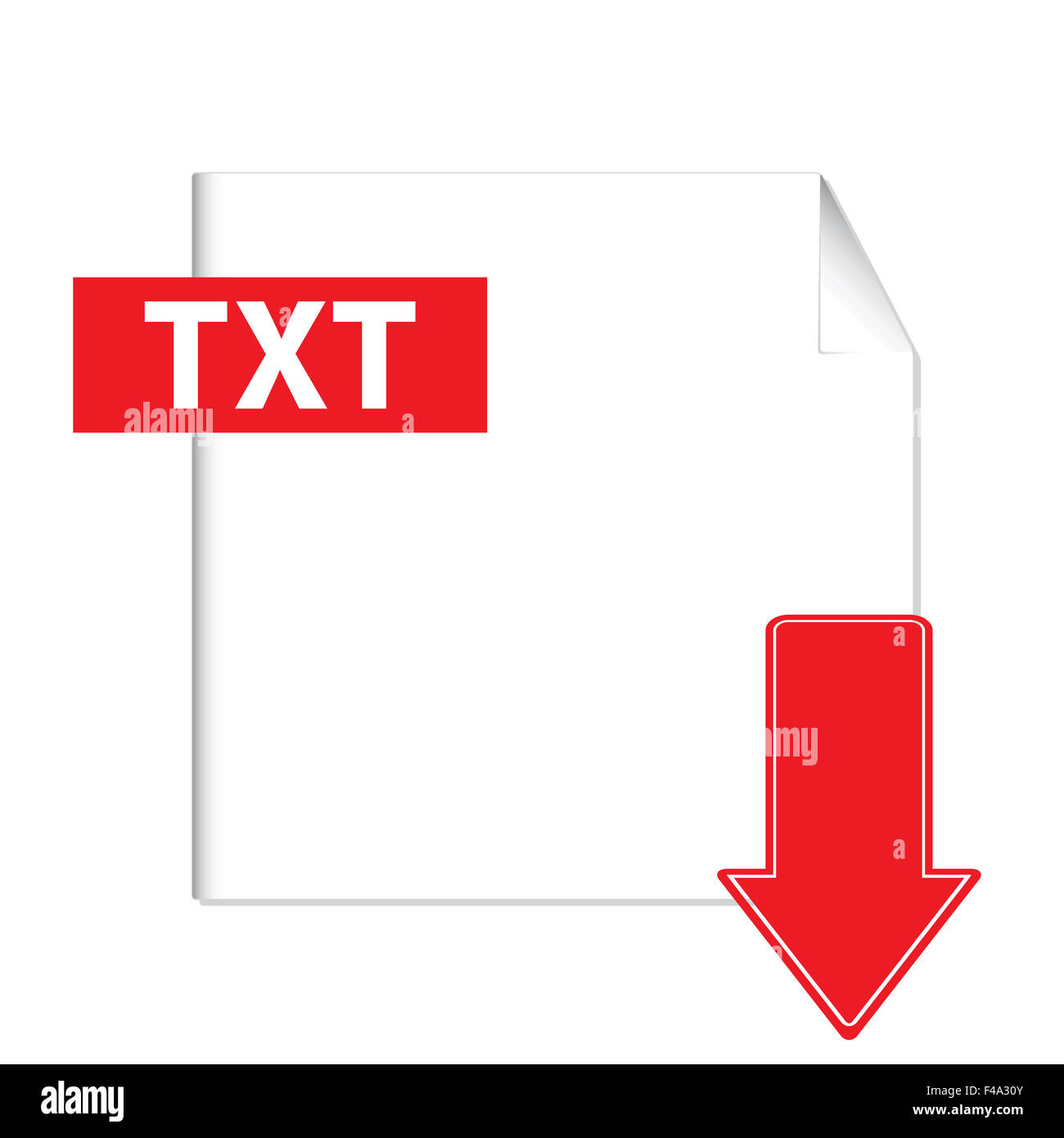 Icona txt immagini e fotografie stock ad alta risoluzione - Alamy