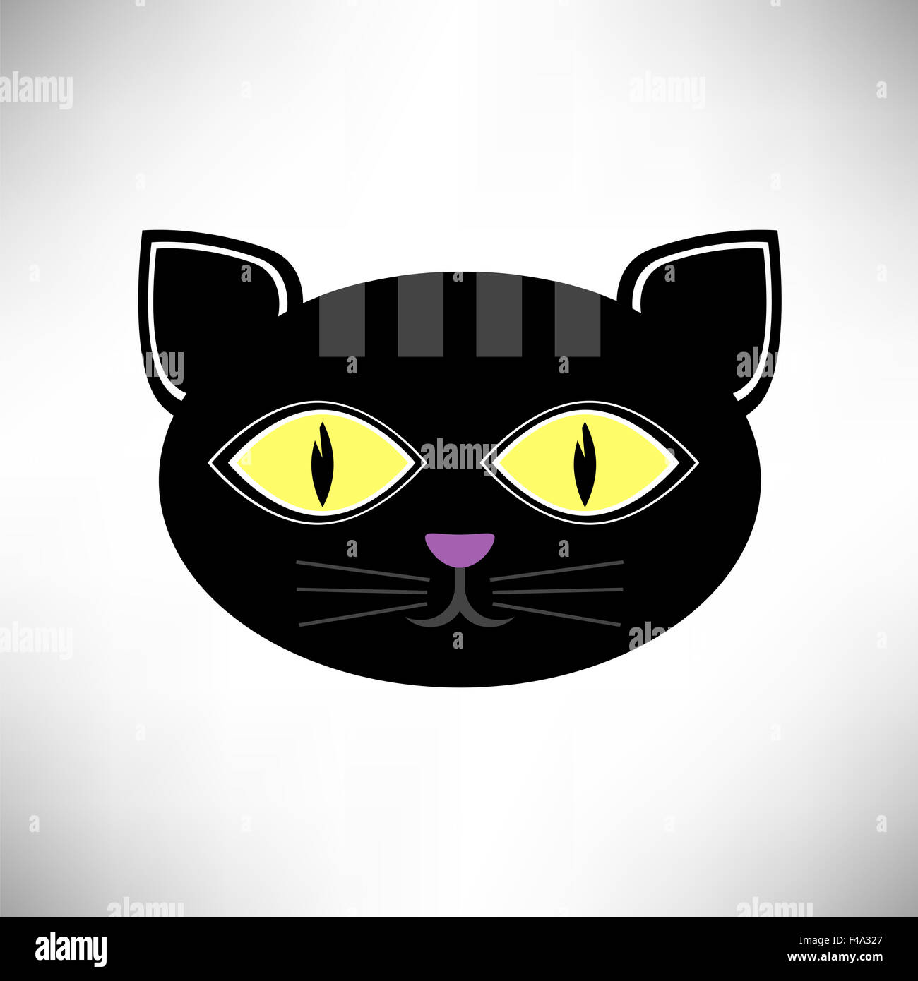 Testa di gatto stilizzato immagini e fotografie stock ad alta ...