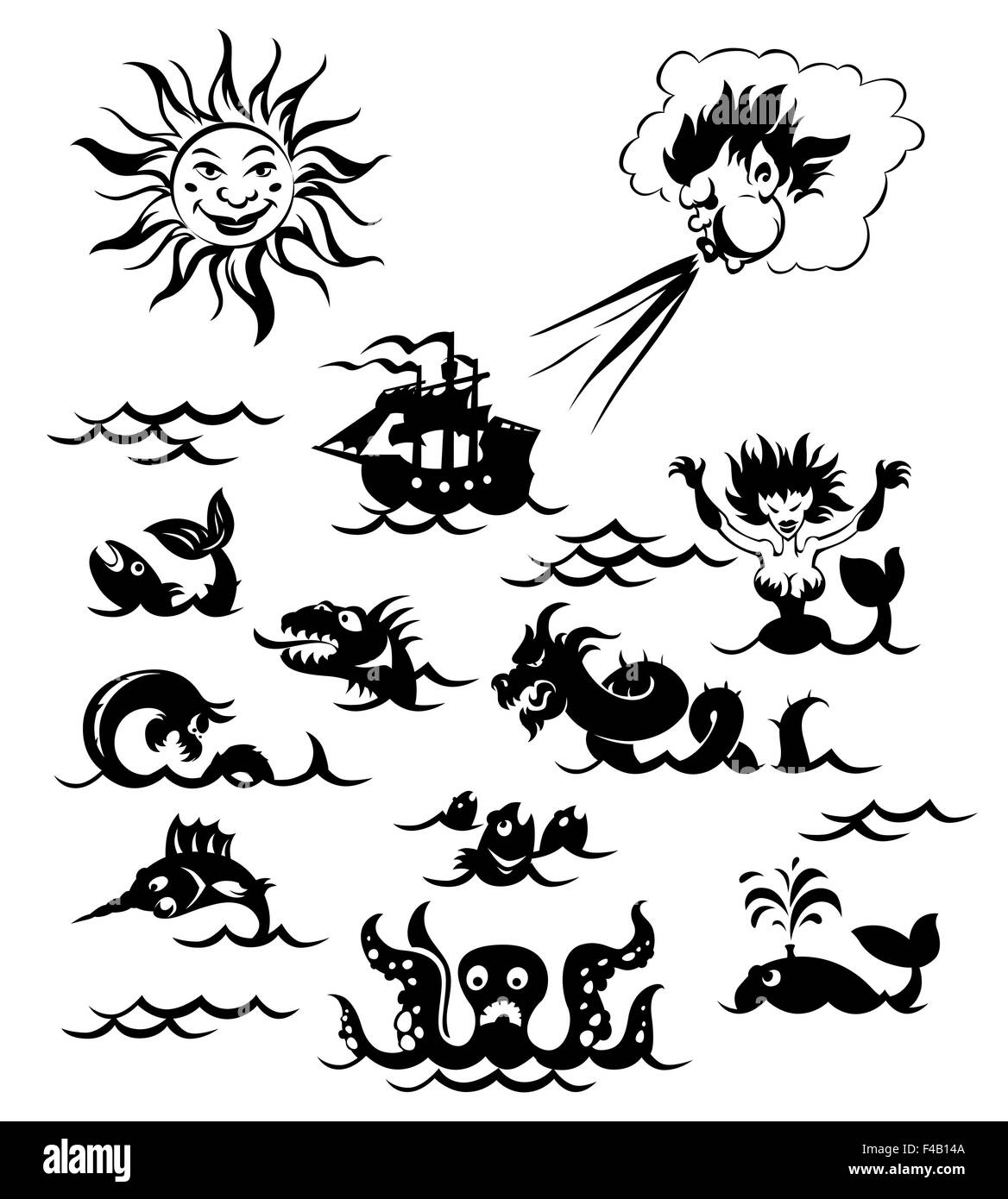 Mostri marini immagini e fotografie stock ad alta risoluzione - Alamy