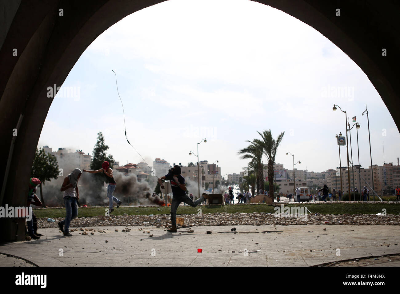 Ramallah, West Bank, Territorio palestinese. Xx oct, 2015. Un ...