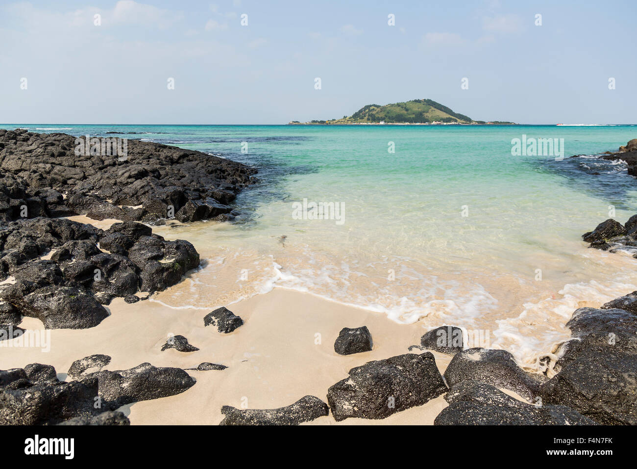 Hyeopjae spiaggia di Jeju Island, Corea del Sud Foto stock - Alamy