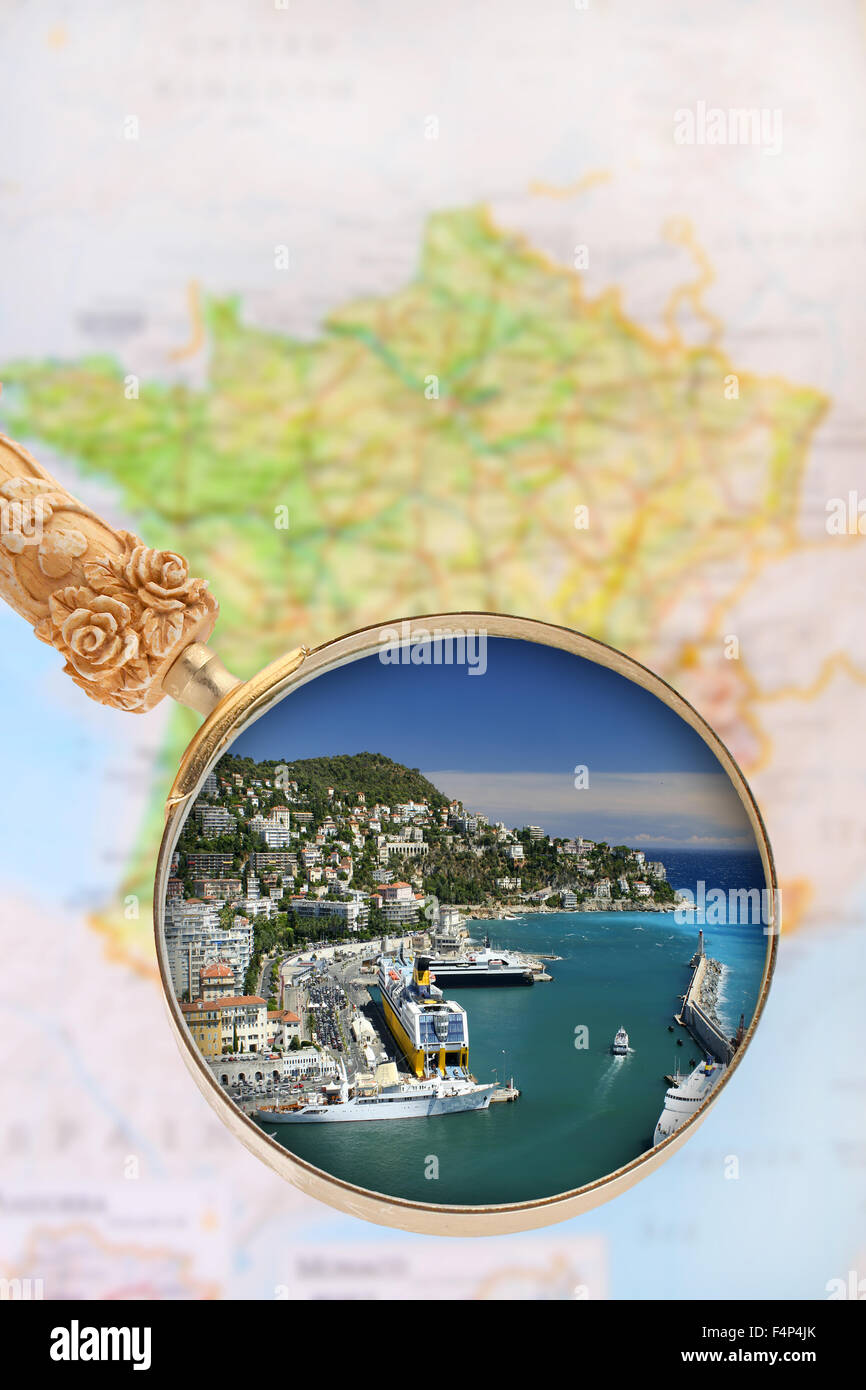 Mappa di nizza immagini e fotografie stock ad alta risoluzione - Alamy