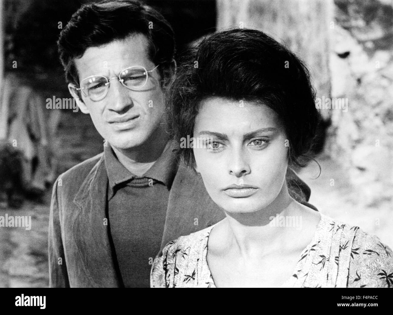 Jean-Paul Belmondo, Sophia Loren / due donne 1960 diretto da Vittorio ...