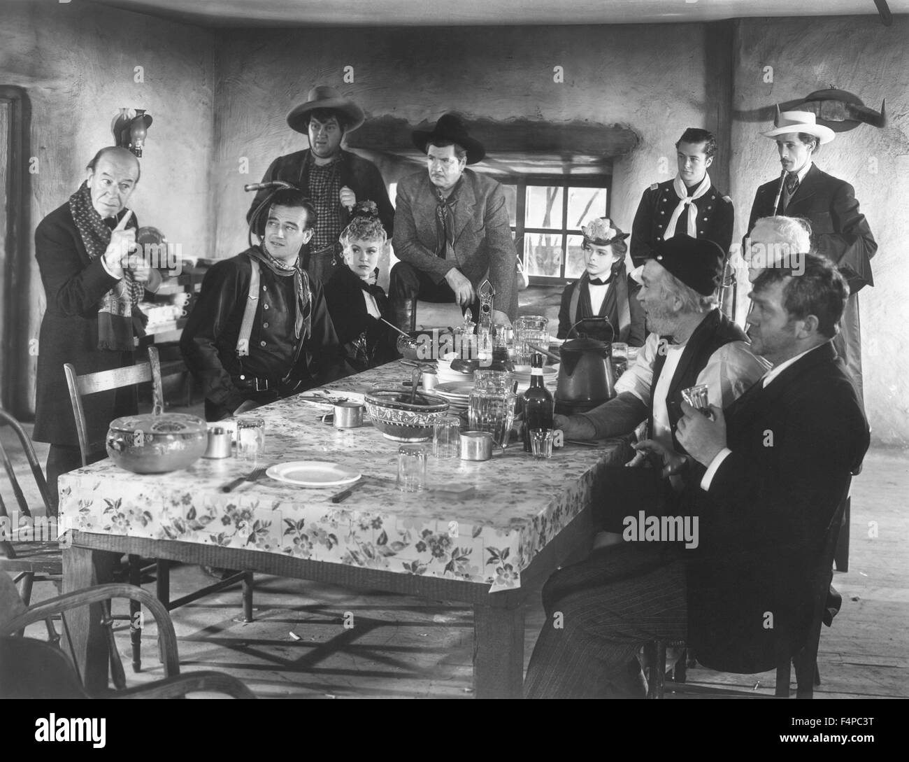 Donald Meeke, John Wayne, Andy Devine, Claire Trevor, George Bancroft ...