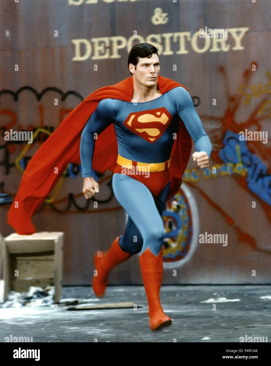 Christopher Reeve / Superman 1978 diretto da Richard Donner Foto stock ...