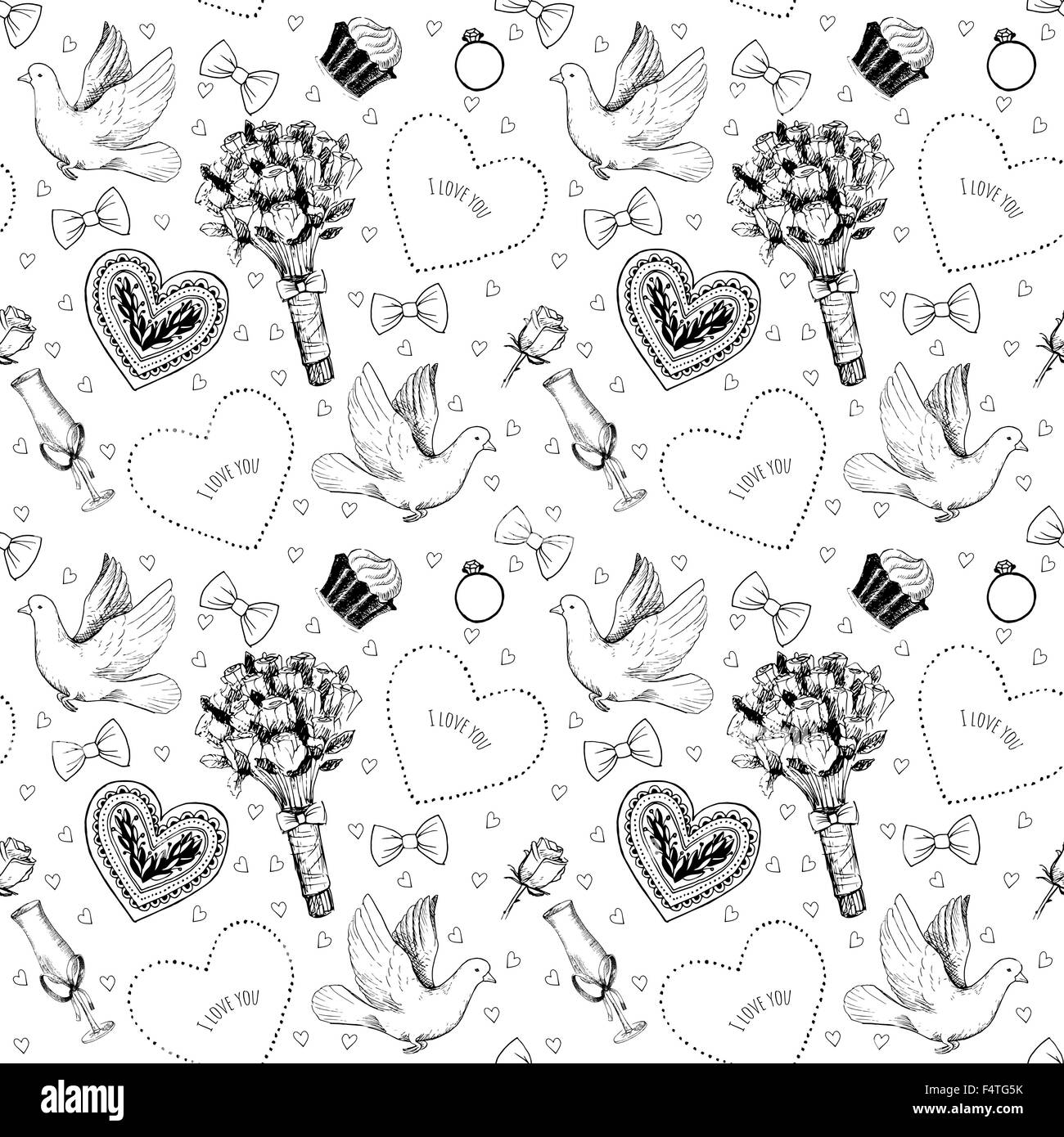 Simboli di amore Foto e Immagini Stock in Bianco e Nero - Alamy