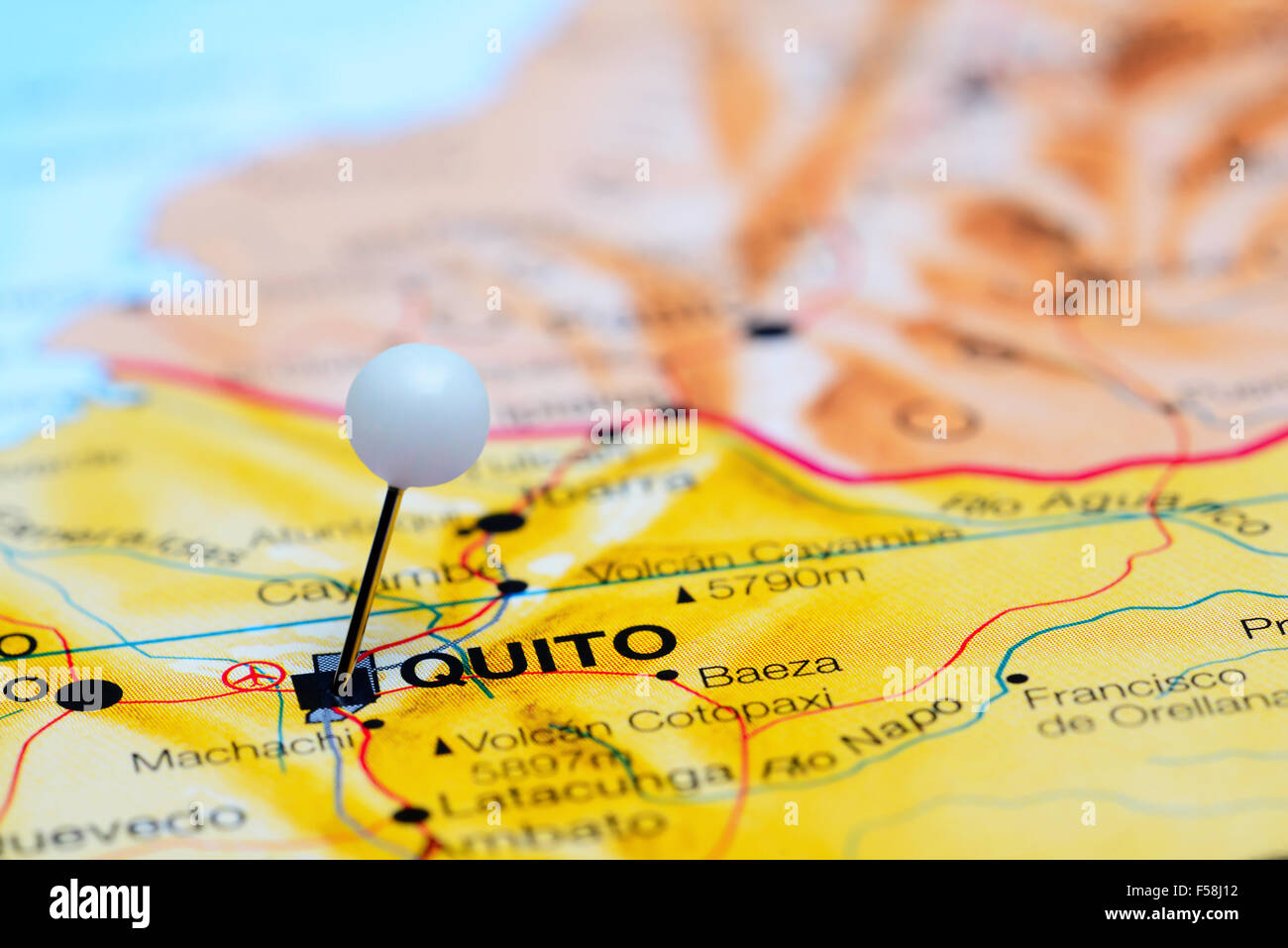 Quito mappa immagini e fotografie stock ad alta risoluzione - Alamy