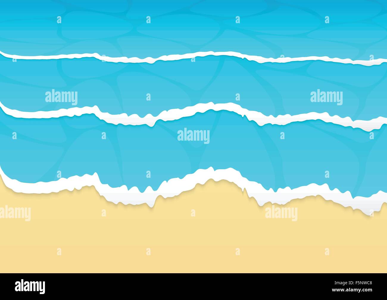 Estate mare Immagini Vettoriali Stock - Alamy