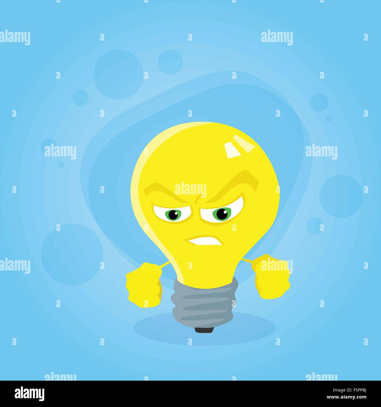 Light bulb cartoon smiley immagini e fotografie stock ad alta ...
