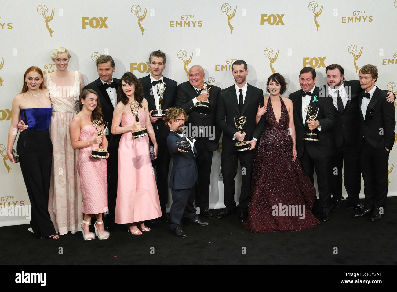 67Th annuale di Emmy Awards presso Microsoft Theatre dotato di: Sophie ...