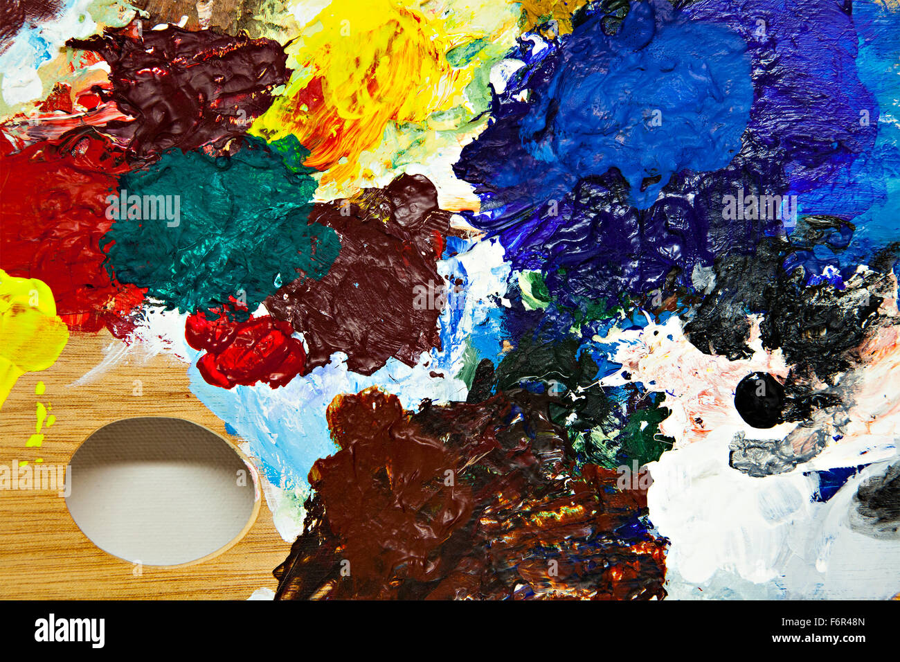 Tavolozza dei colori dei pittori immagini e fotografie stock ad alta ...