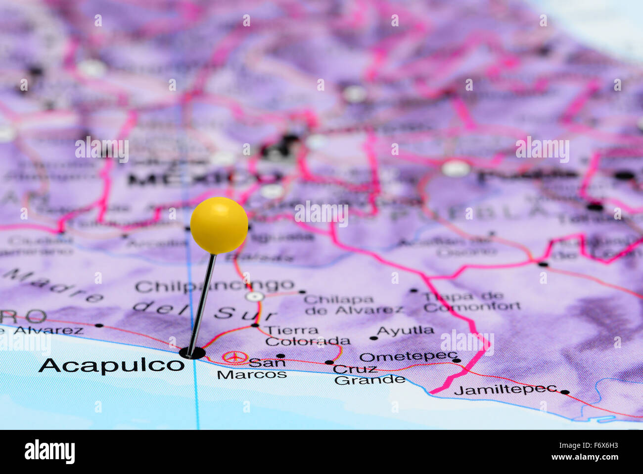 Mapa de acapulco mexico immagini e fotografie stock ad alta risoluzione ...