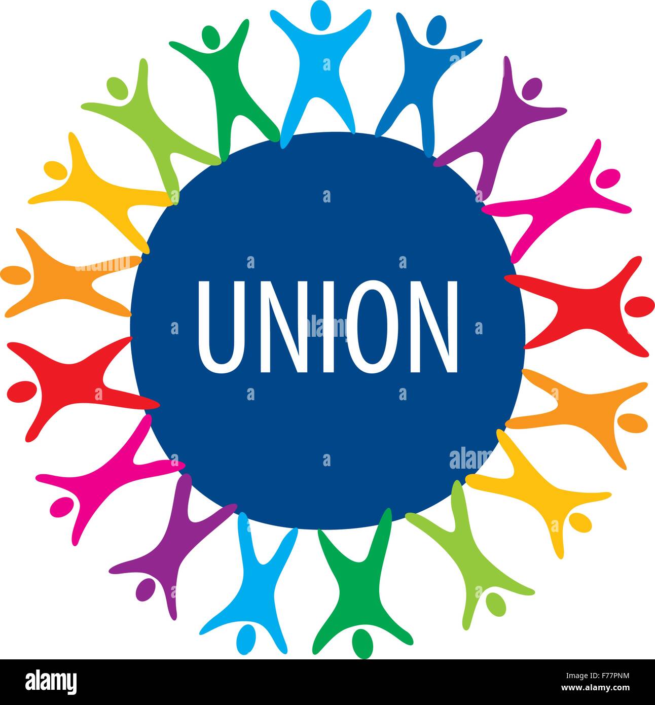 Logo unione di persone Immagine e Vettoriale - Alamy