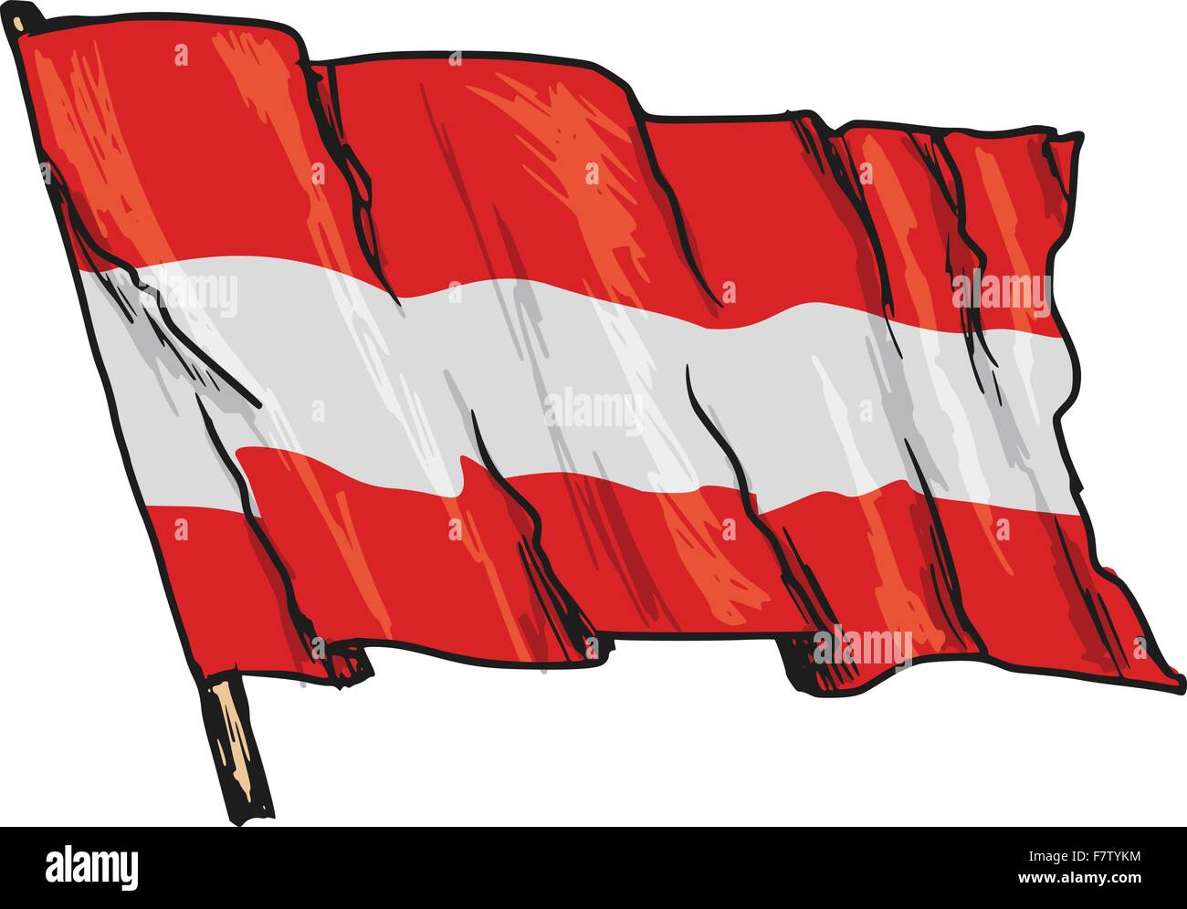 Bandiera dell'austria Immagini Vettoriali Stock - Alamy